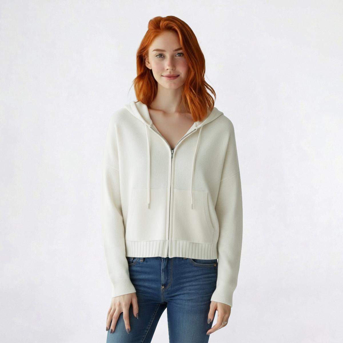 Click here for Juniors Pink Rose Two Way Zip Boxy Hooded Cardigan prices